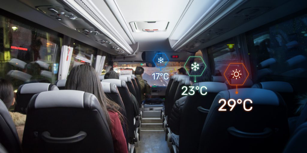Bus Temperature Monitoring and Control through Telematics Sensors